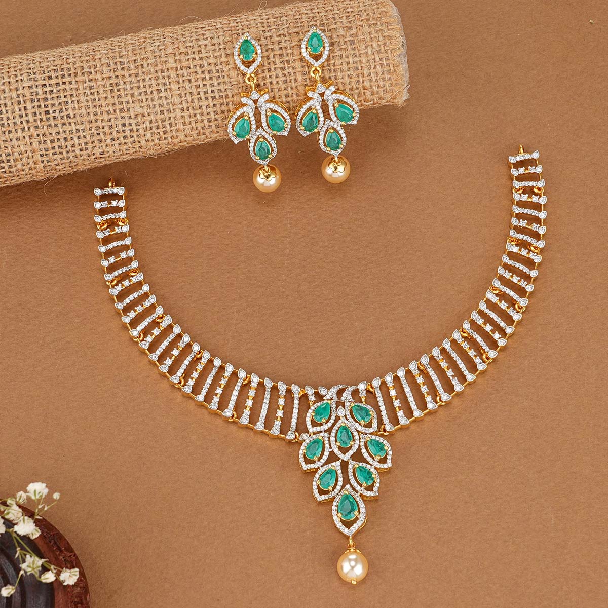 Luxurious Avikam Short Necklace Set – The Amethyst Store