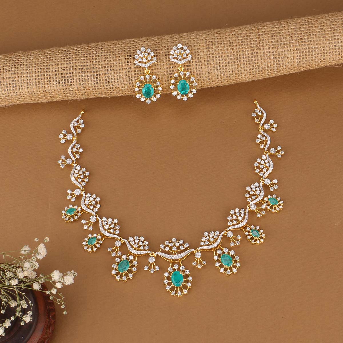 Mithusha Avikam Short Necklace Set – The Amethyst Store