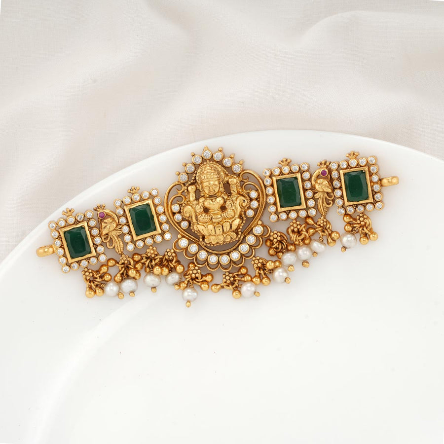 Gold Plated Silver Mini Choker Necklace | Trendy Gold Plated Mini ...