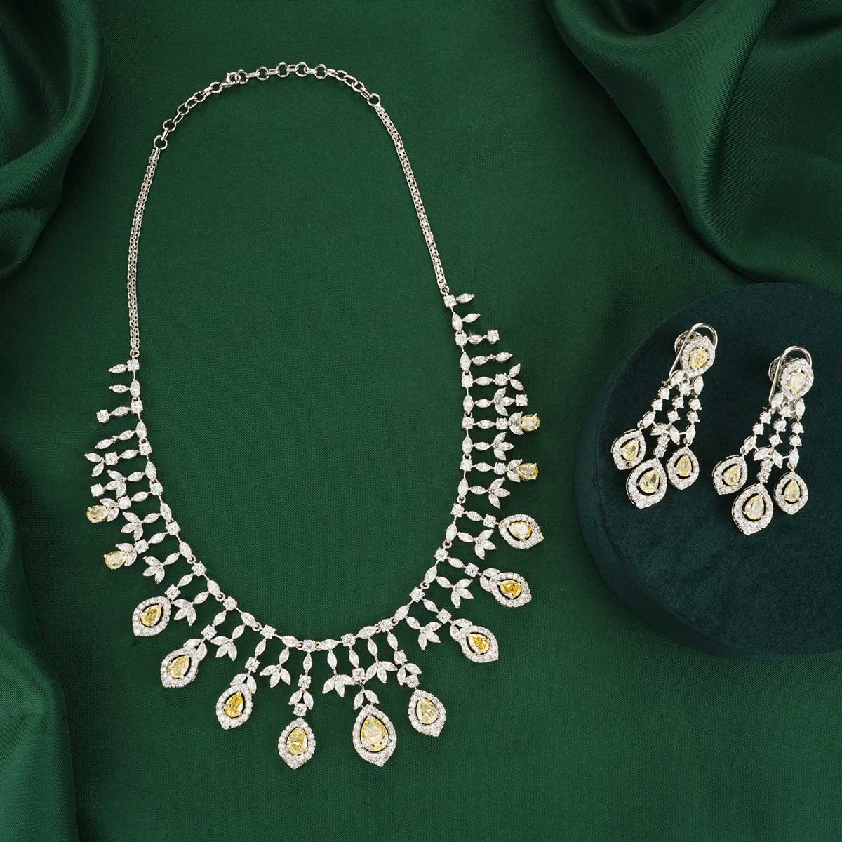Nithika Long Necklace Set – The Amethyst Store