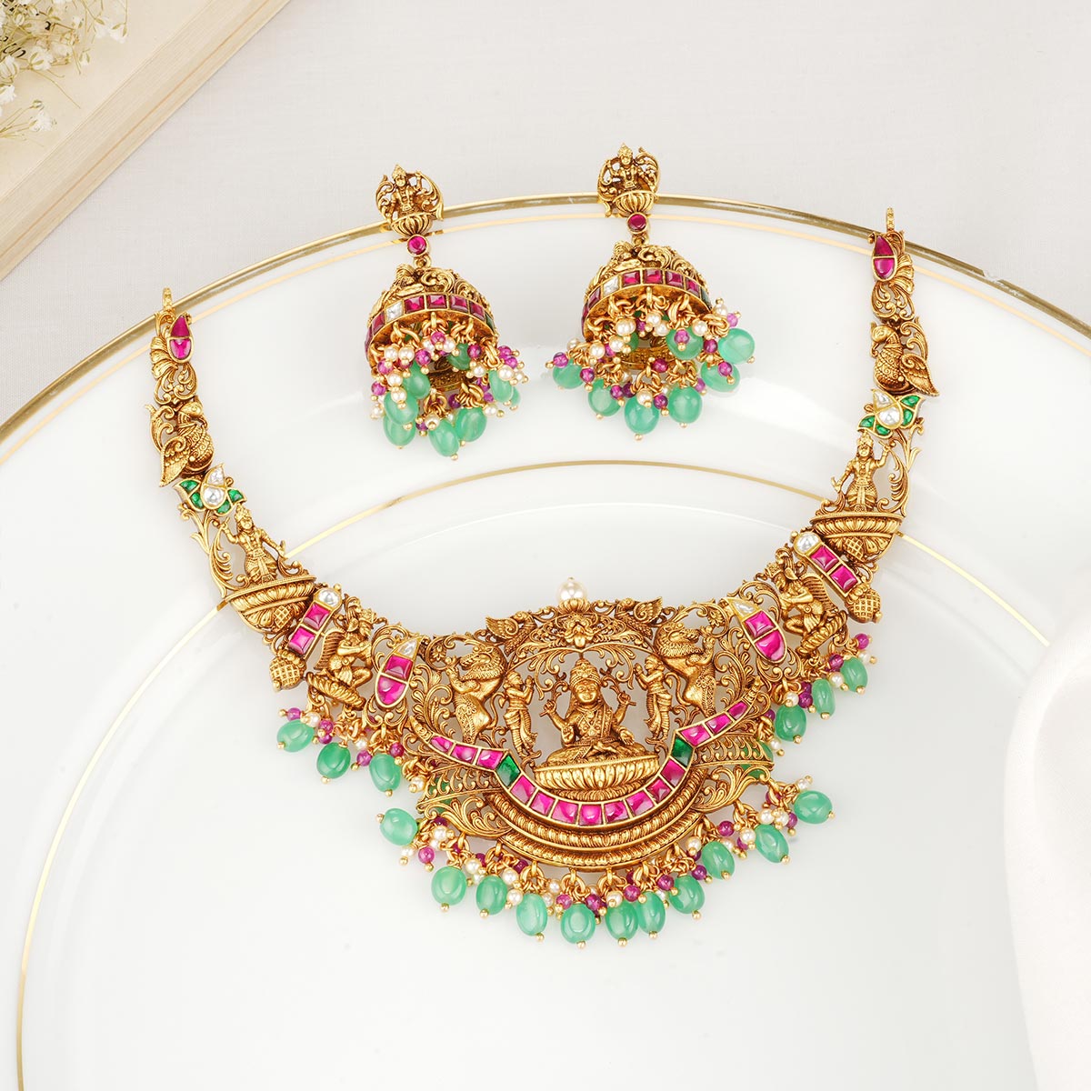 Nethra Nagas Necklace Set – The Amethyst Store