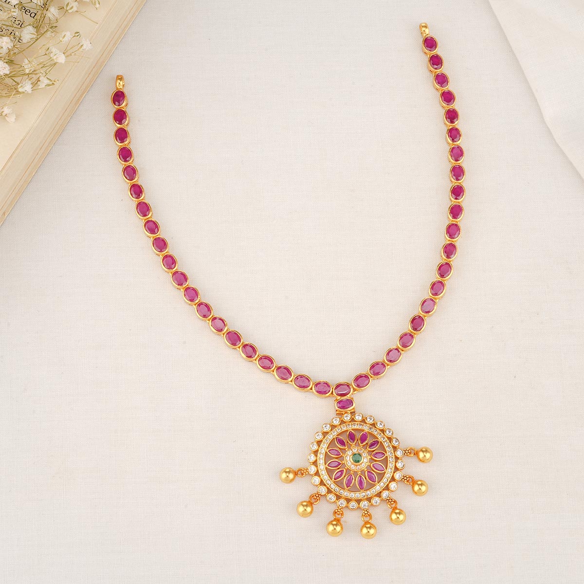 Shivangi Short Necklace – The Amethyst Store