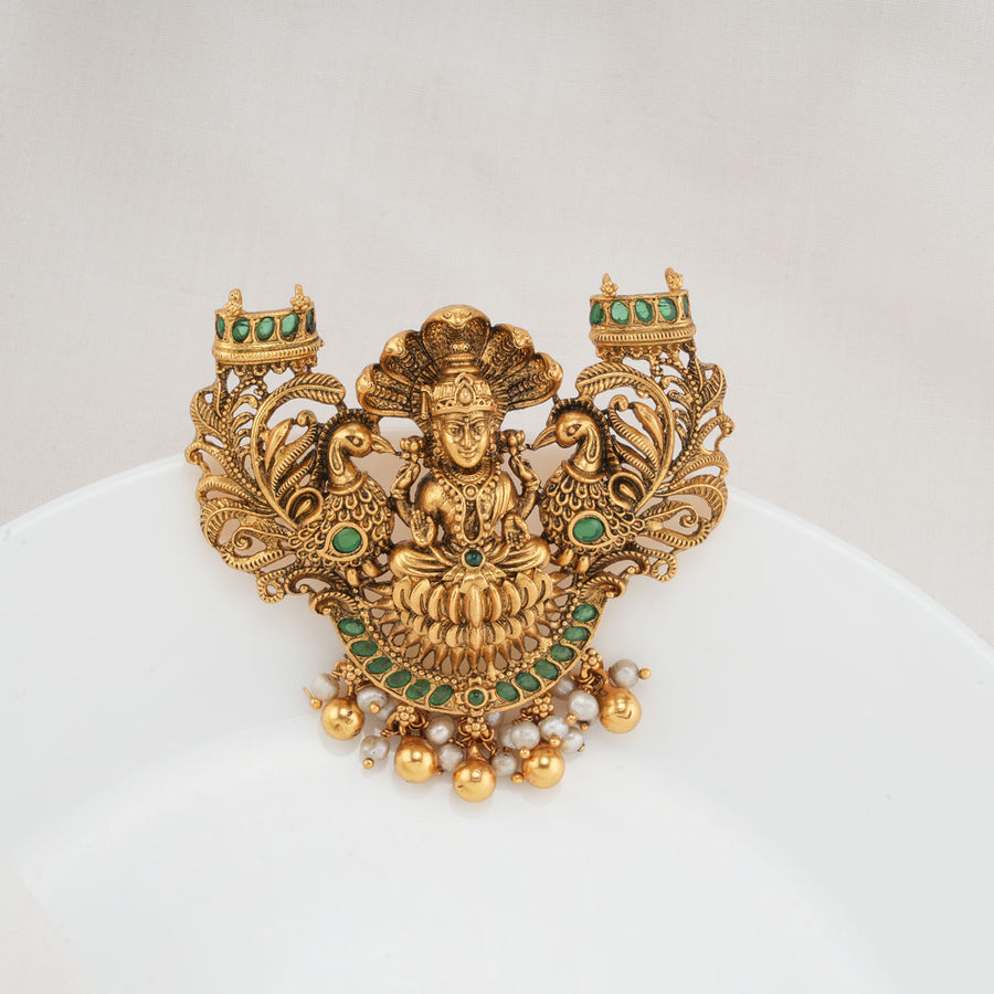 Antique Gold Plated Nagas Silver Pendant | Antique Silver Gold Plated ...