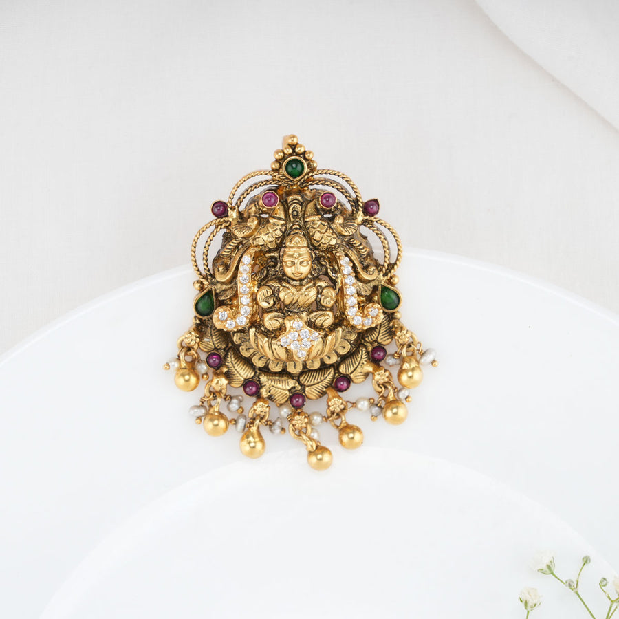 Antique Gold Plated Nagas Silver Pendant | Antique Silver Gold Plated ...