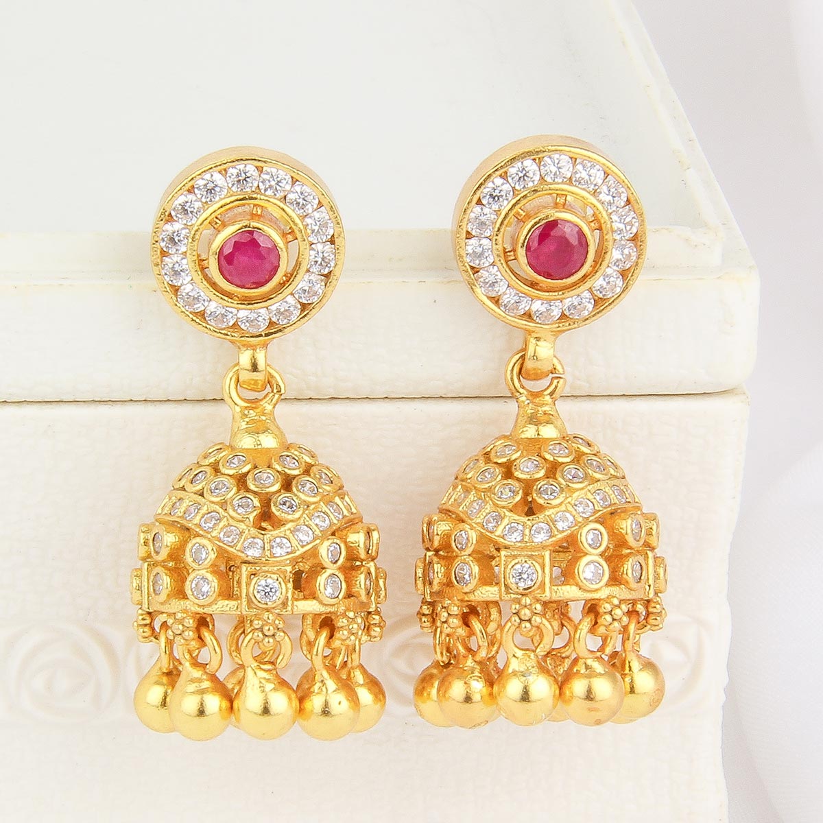 Vithusha Jhumkas – The Amethyst Store
