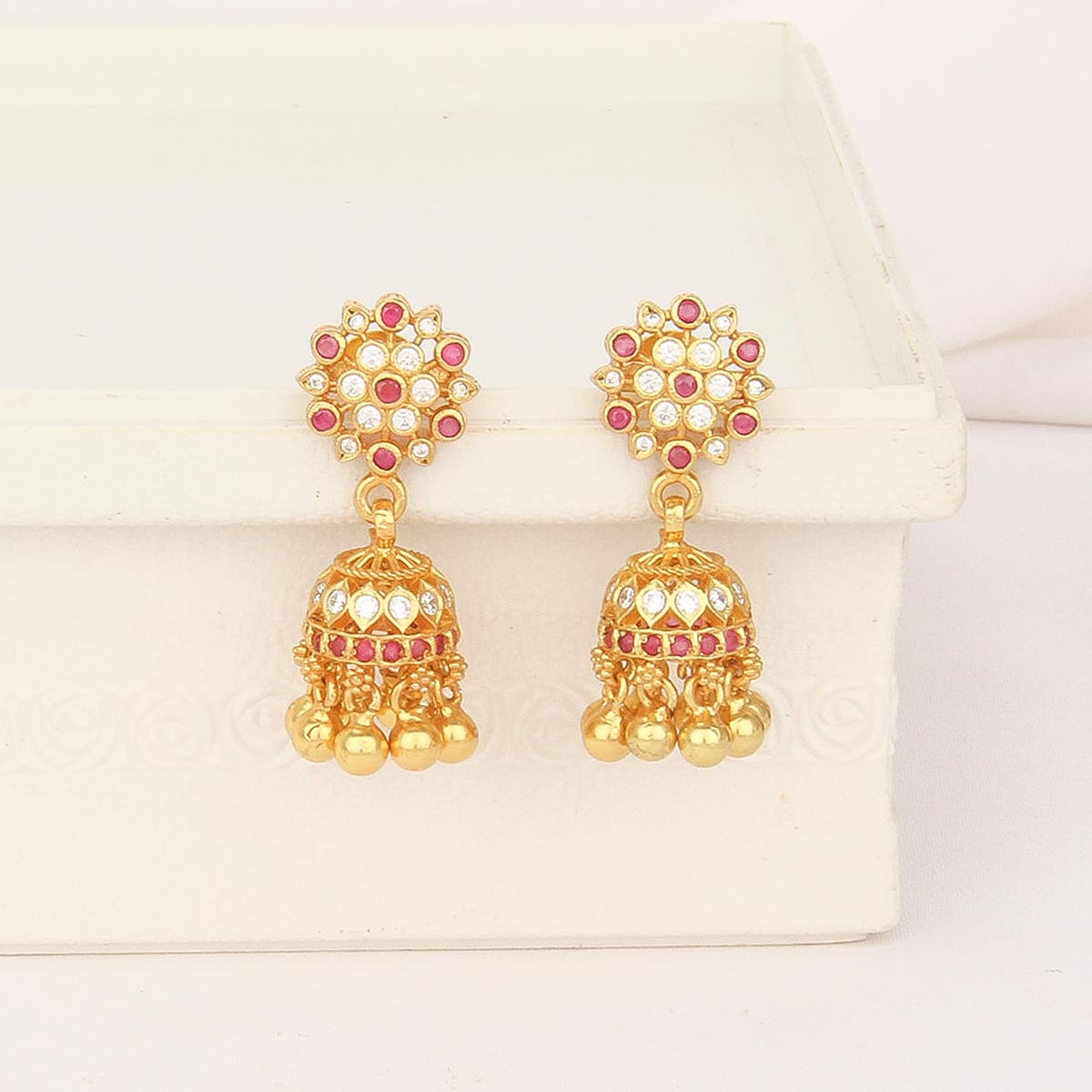 Lithika Jhumkas – The Amethyst Store