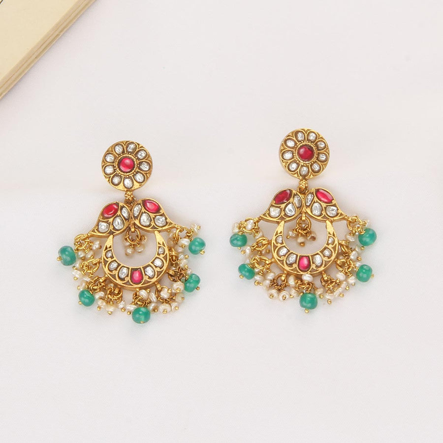 Kenisha Kundan Earrings – The Amethyst Store