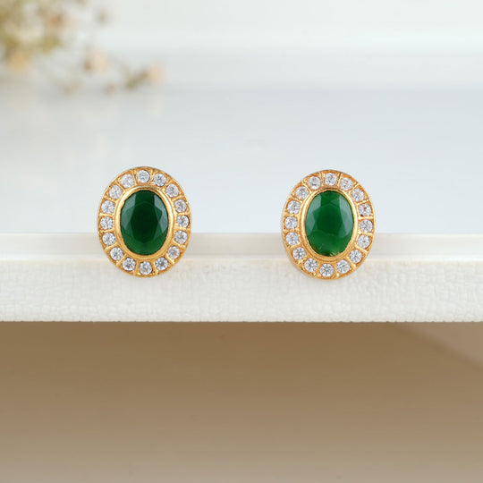 Buy 925 Silver Earrings Online | Gold Plated Silver Jhumkas Earrings ...