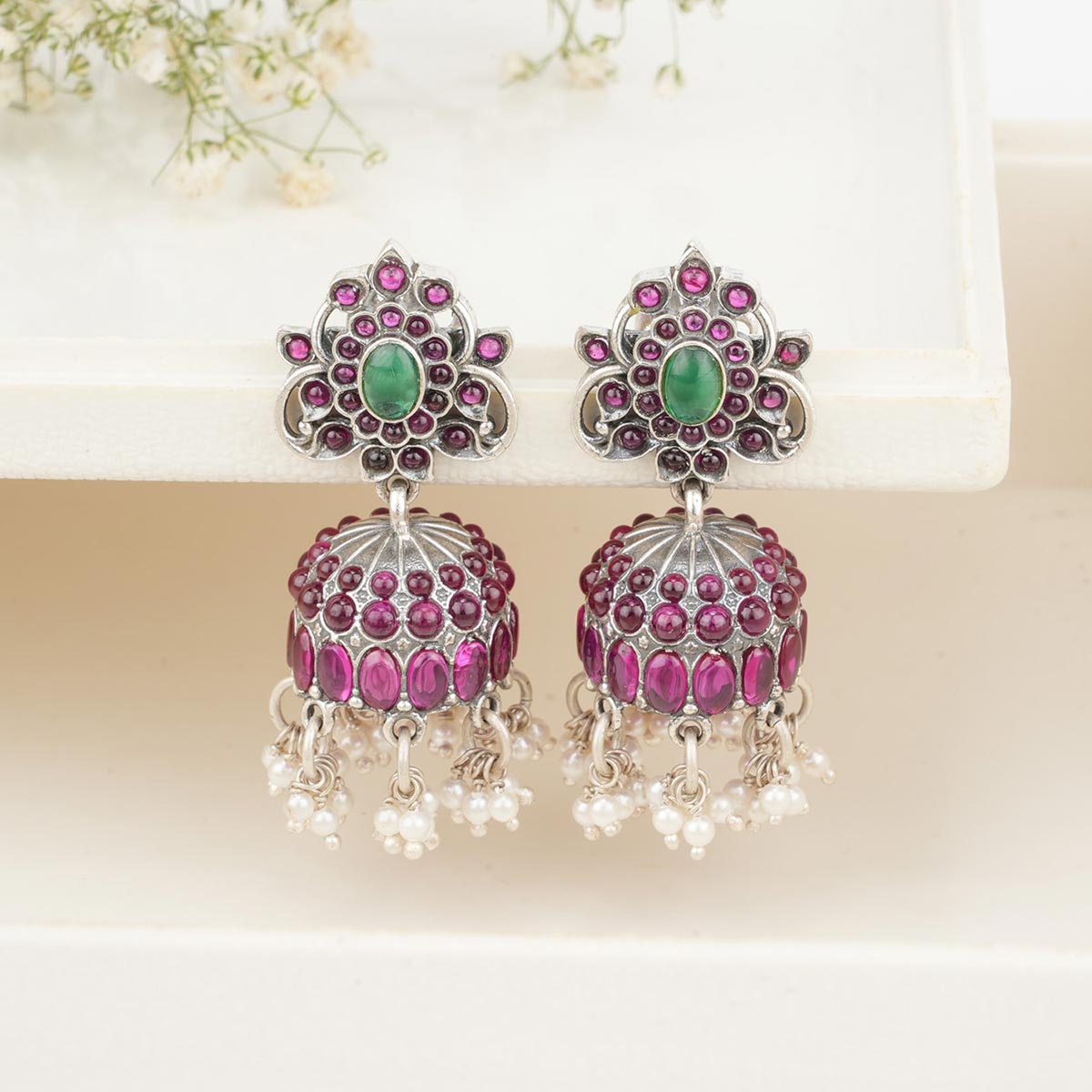 Zarisha Jhumkas – The Amethyst Store