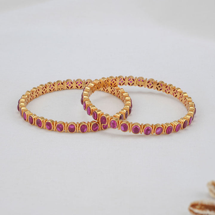Vijila Stone Pair Bangles – The Amethyst Store