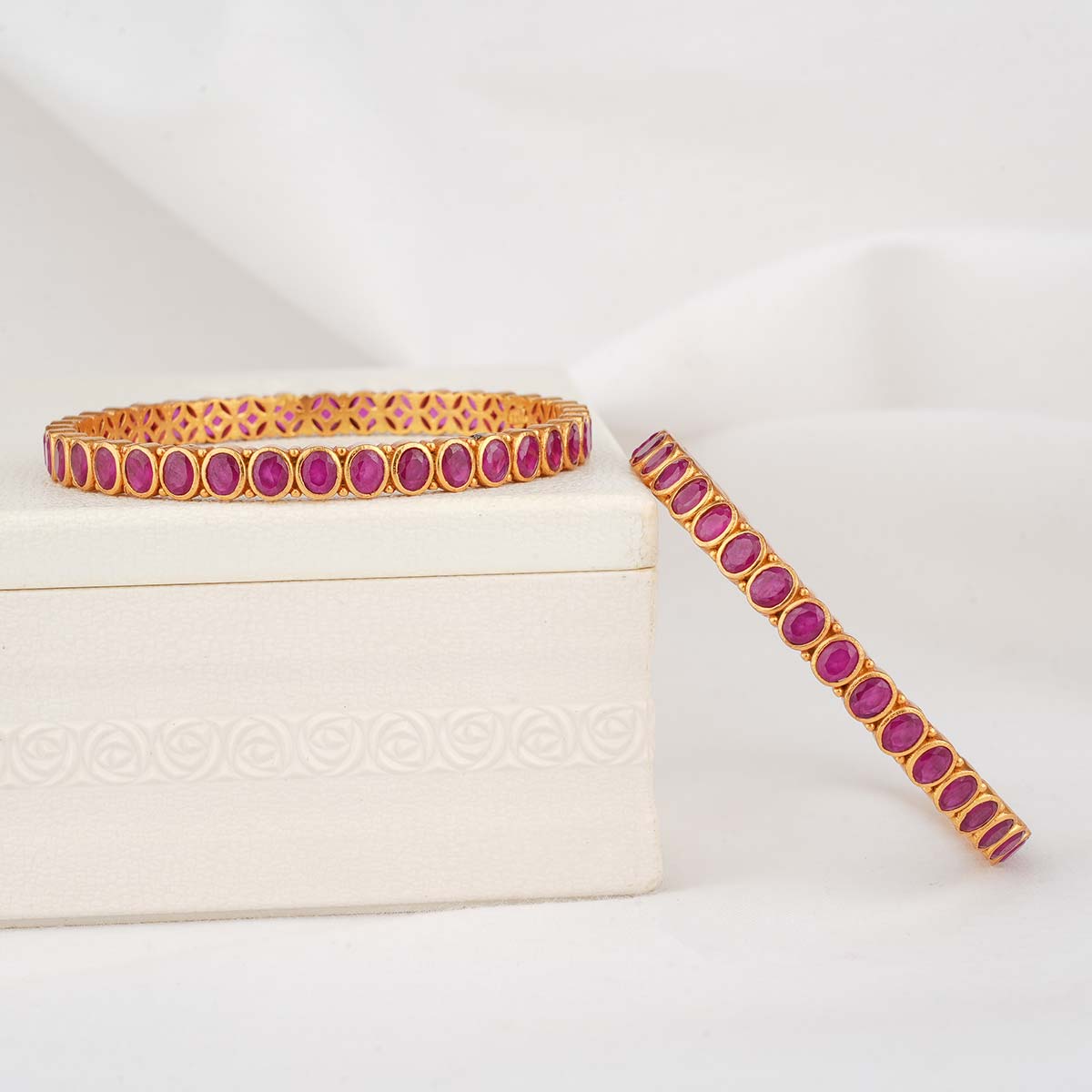 Vijila Stone Pair Bangles – The Amethyst Store