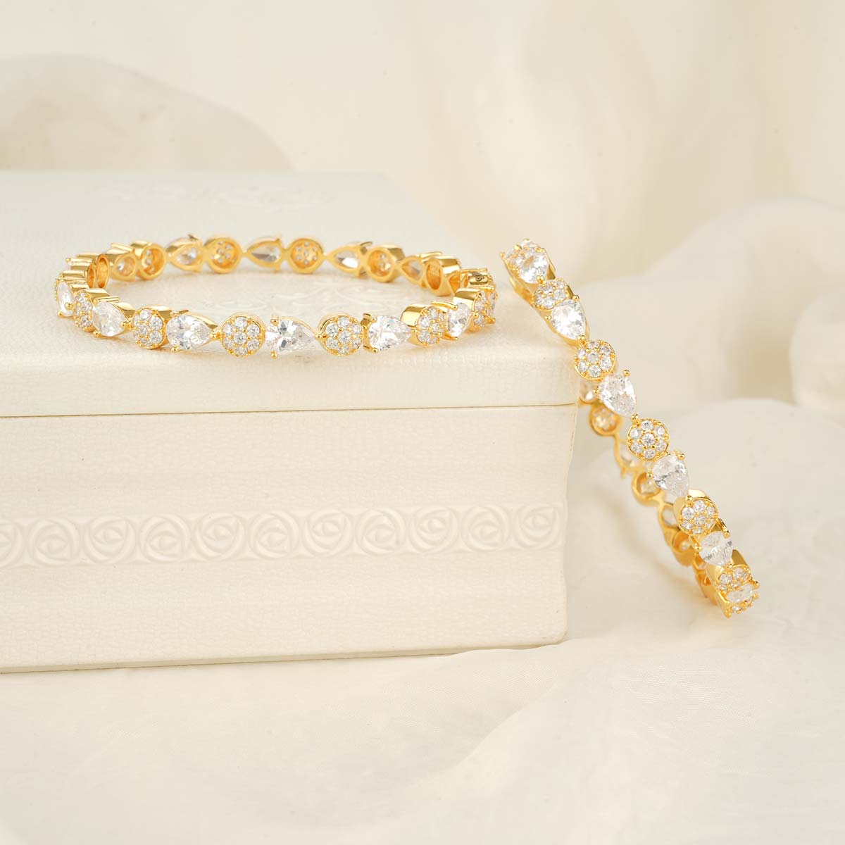 Vishakha Stone Pair Bangles – The Amethyst Store