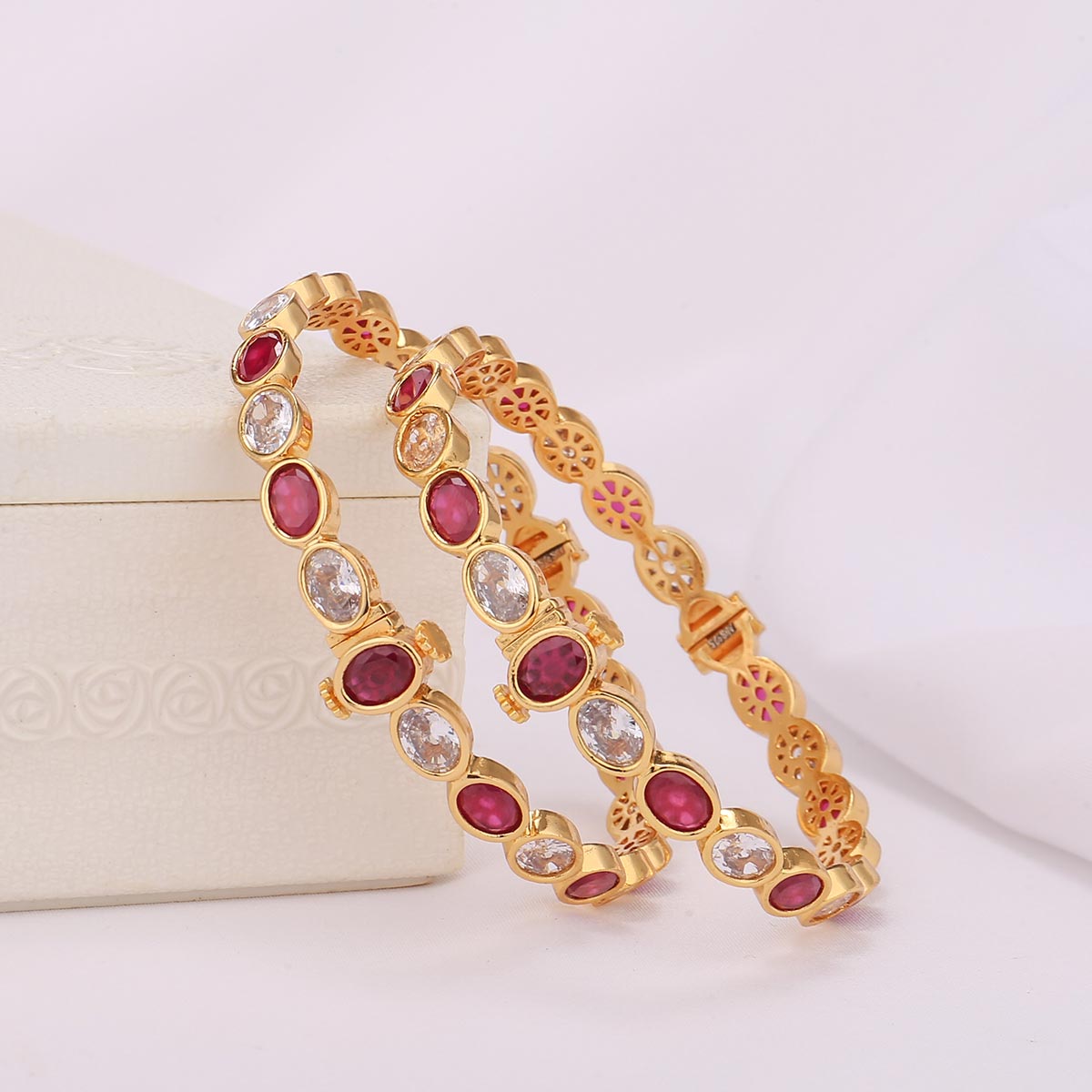 Elisha Stone Pair Bangle – The Amethyst Store