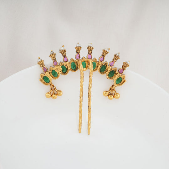 Gold Plated Silver Hair Jada Designs | Buy Silver Jada Online – The ...