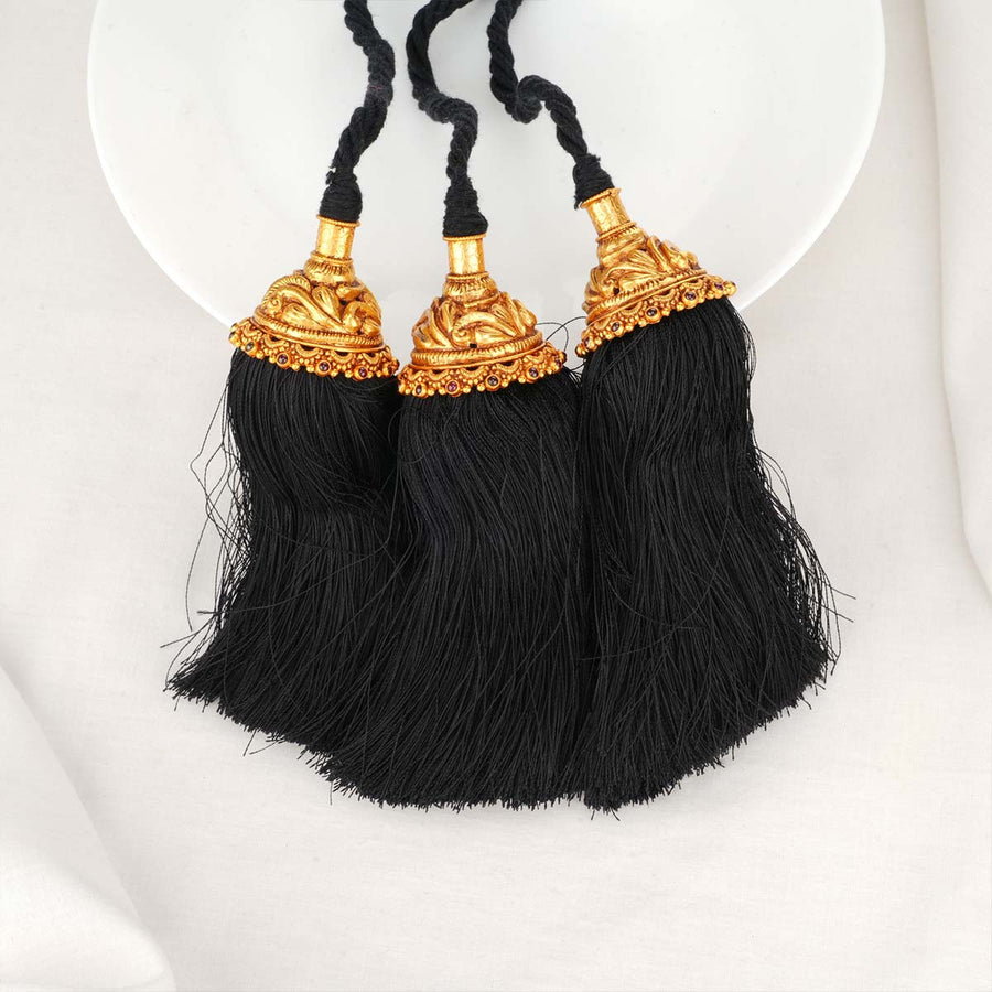Gold Plated Silver Hair Jada Designs | Buy Silver Jada Online – The ...