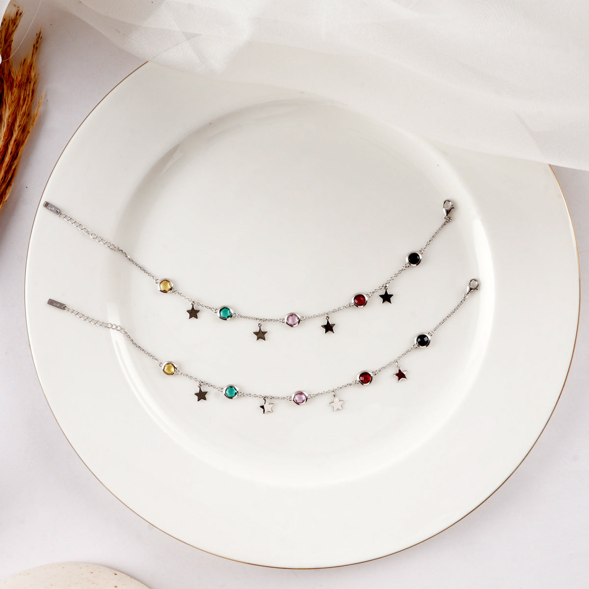 Sparkle Star Anklets – The Amethyst Store