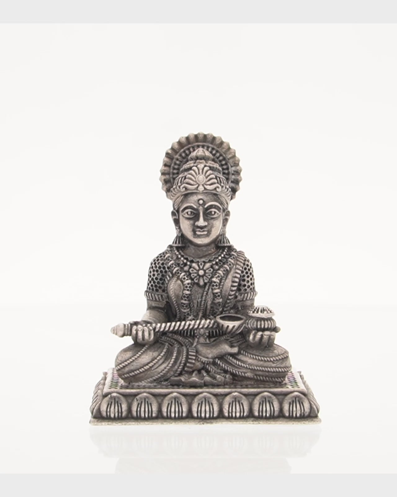Buy Devi Annapoorani 3D Idol | 925 Pure Silver God Idols Online – The ...