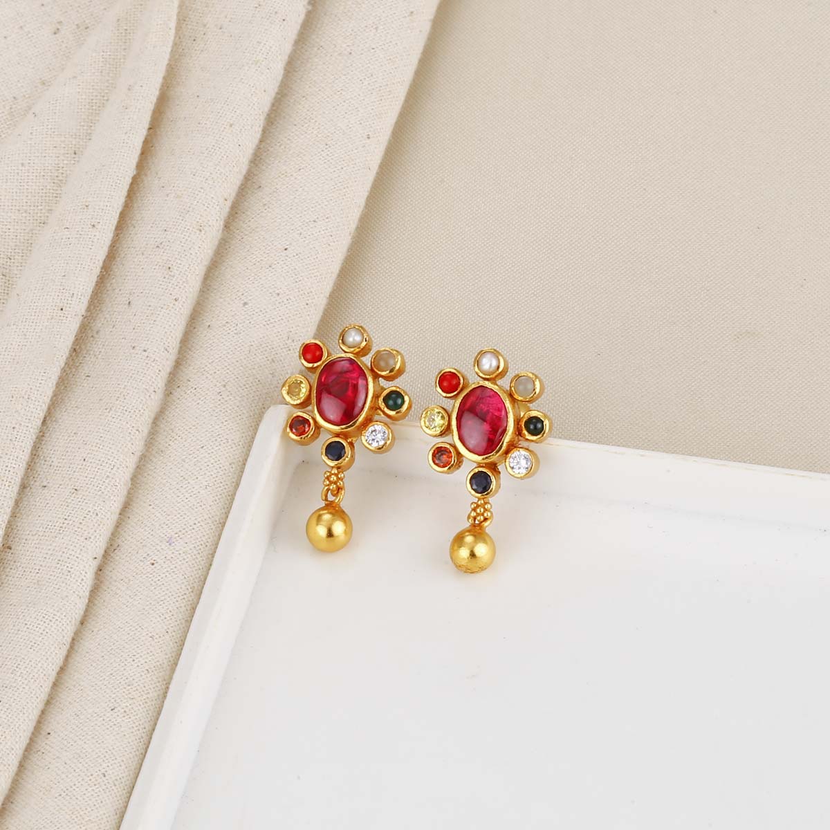 Ovya Navarathna Drops – The Amethyst Store