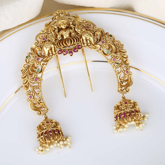 Gold Plated Silver Hair Jada Designs | Buy Silver Jada Online – The ...